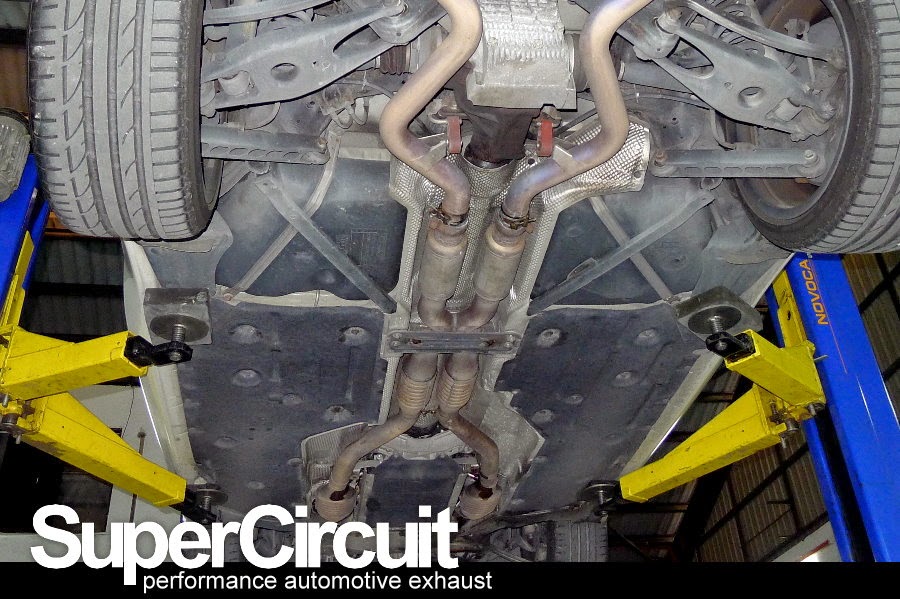 SUPERCIRCUIT Exhaust Pro Shop: BMW M3 (E92) X-pipe Custom