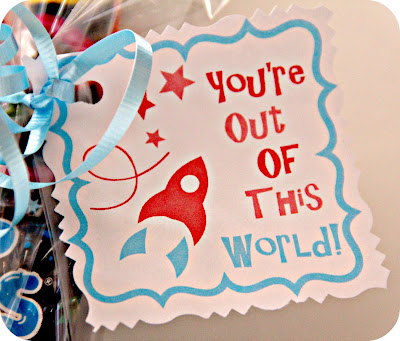 Blue Skies Ahead: Outer Space Valentines