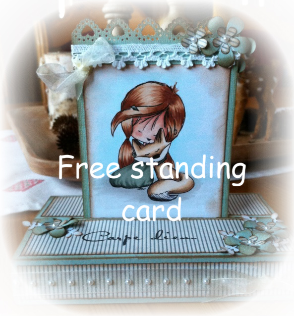 StampARTic: Tutorial- Free Standing Card