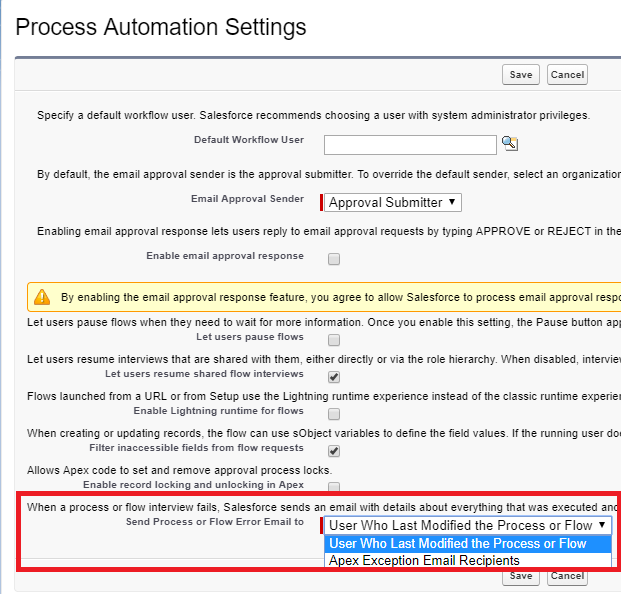InfallibleTechie: Control Who Receives Flow and Process Error Emails in Salesforce