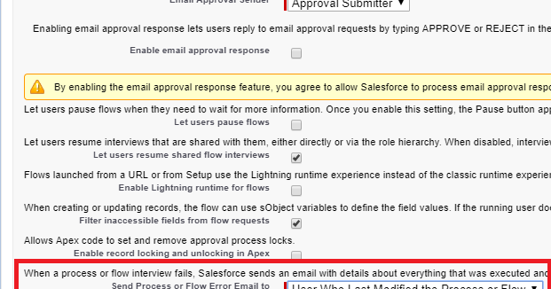InfallibleTechie: Control Who Receives Flow and Process Error Emails in Salesforce