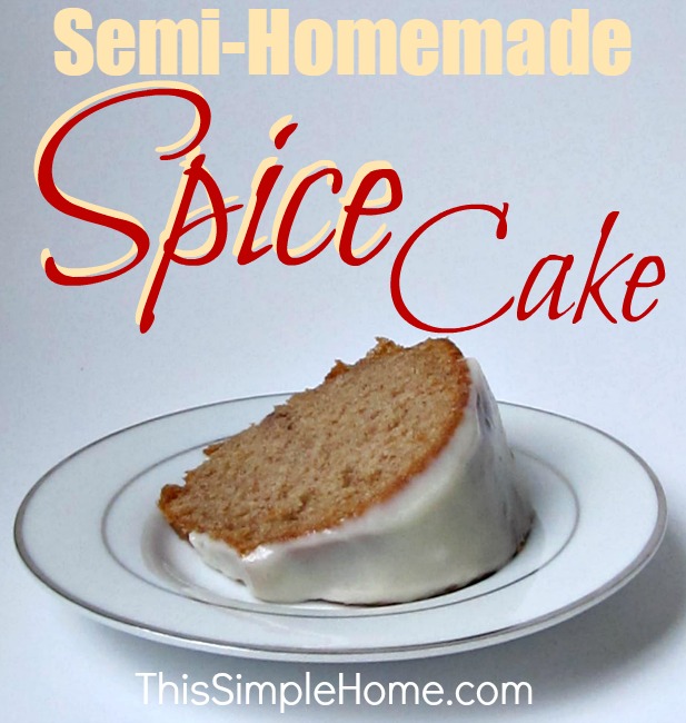 Semi-Homemade Spice Cake - This Simple Home