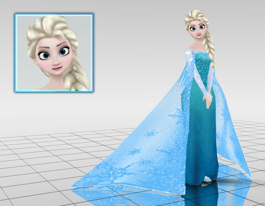 Modelo Elsa (Frozen) DL