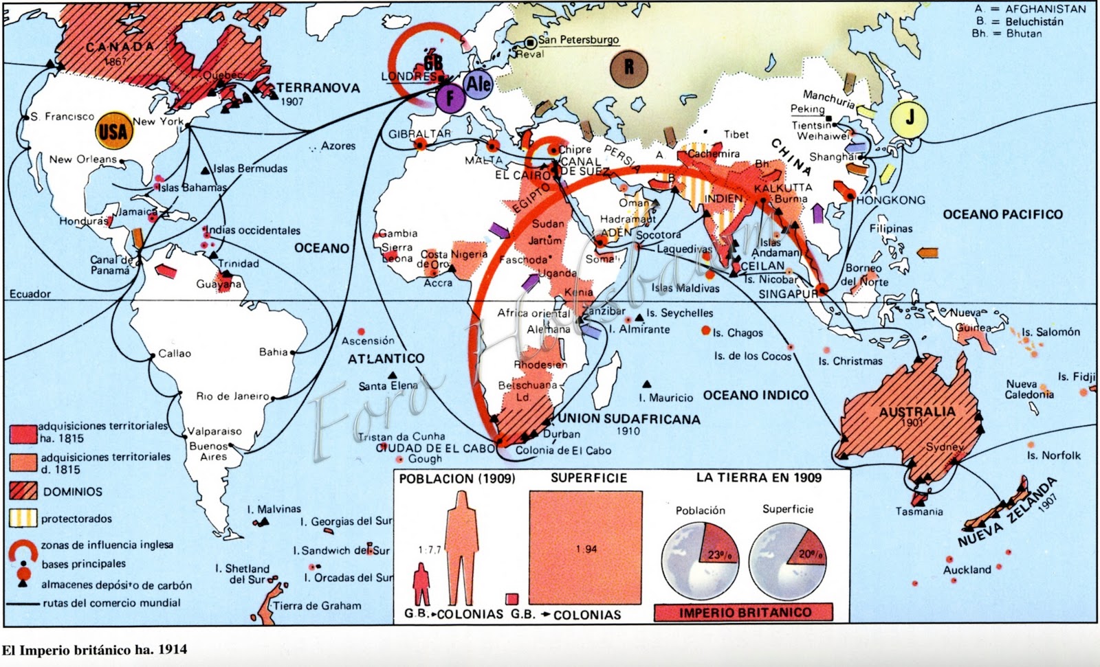 Historia Contemporánea: La formación de dos grandes imperios coloniales ...
