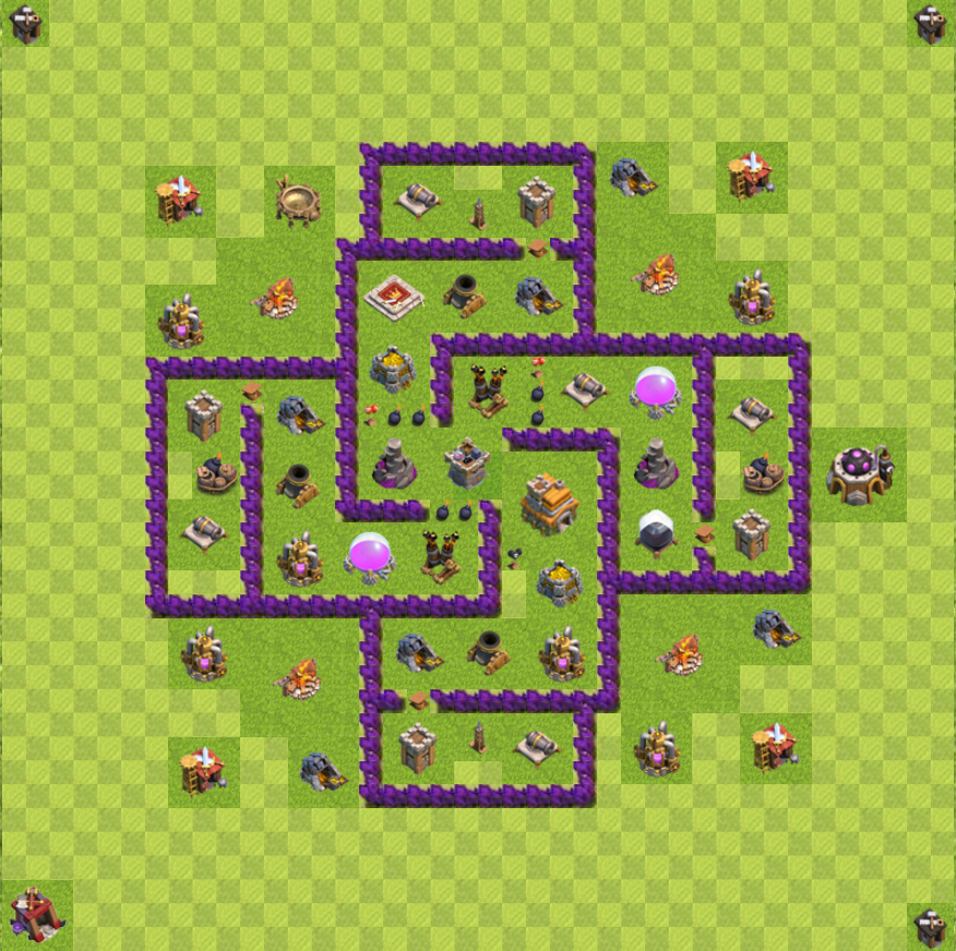 7 War Base CoC TH 7 Terkuat dan Terbaik | 7Toptrend.com