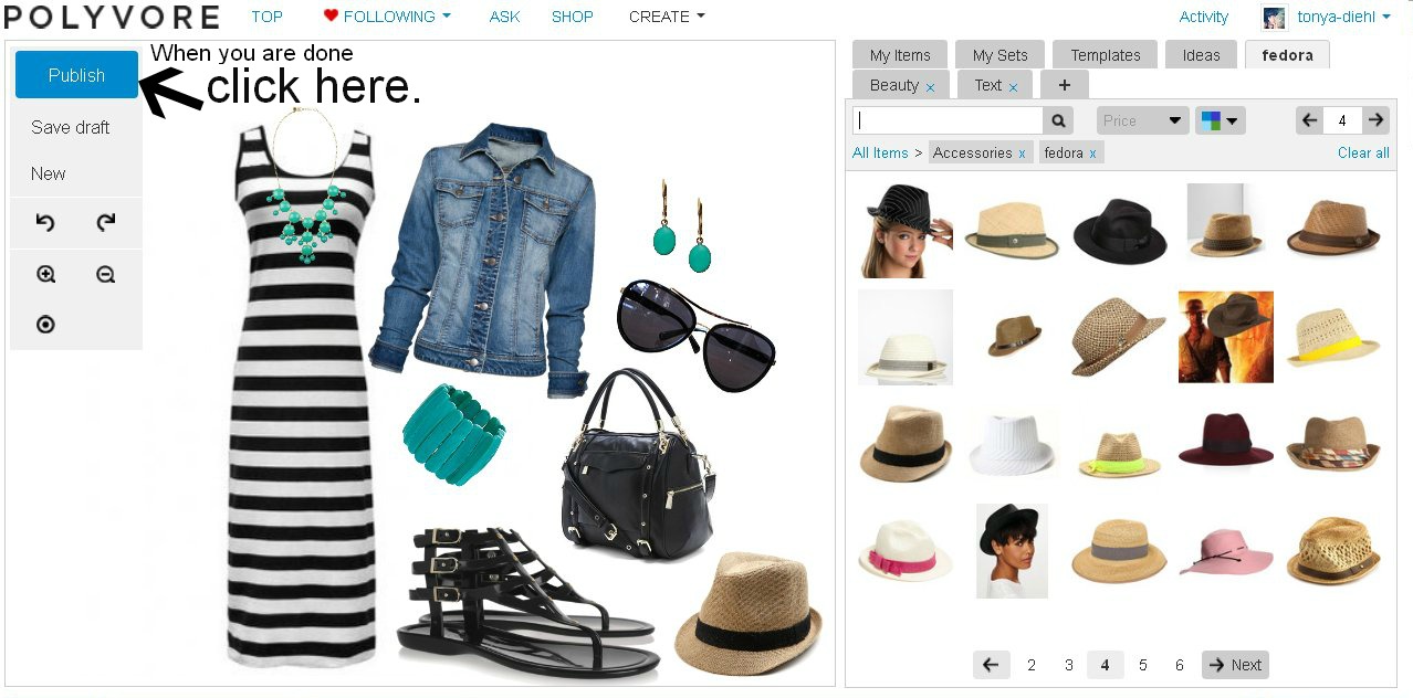 How To Create A Fashion Mood Board Using Polyvore {Polyvore Tutorial ...