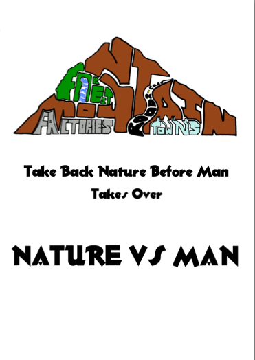 Illustration design : Nature Vs Man Made Industry