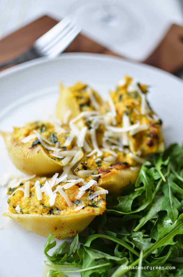 33 Shades of Green: Weekend Kitchen: Butternut, Ricotta, and Spinach ...