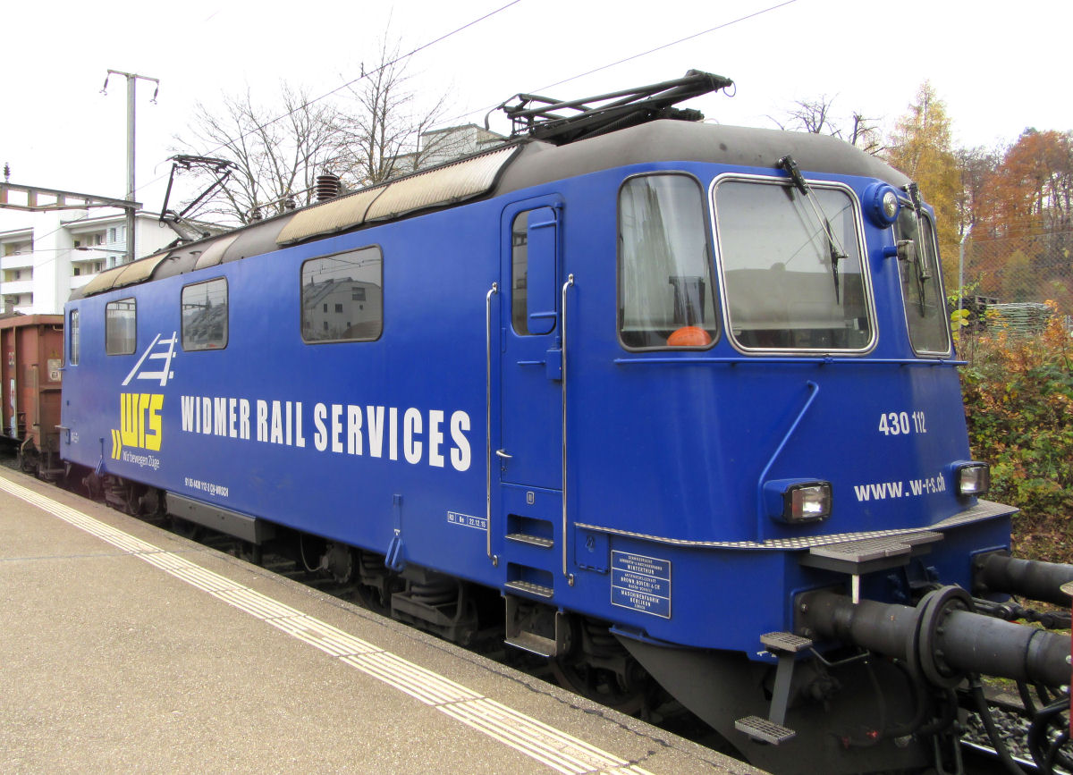 Oeffentliche Verkehrsmittel : Widmer Rail Service Re 430 112-3