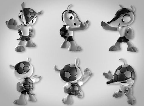 Boletim de Goiás: Tatu- bola é escolhido mascote da Copa do mundo de 2014