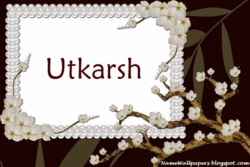 Utkarsh Name Wallpapers Utkarsh 3D Utkarsh Logo With Heart Symbol ...