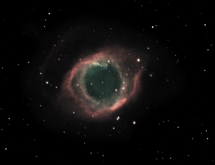 A Crux: Helix Planetary Nebula NGC 7293 by Jovan Kulic