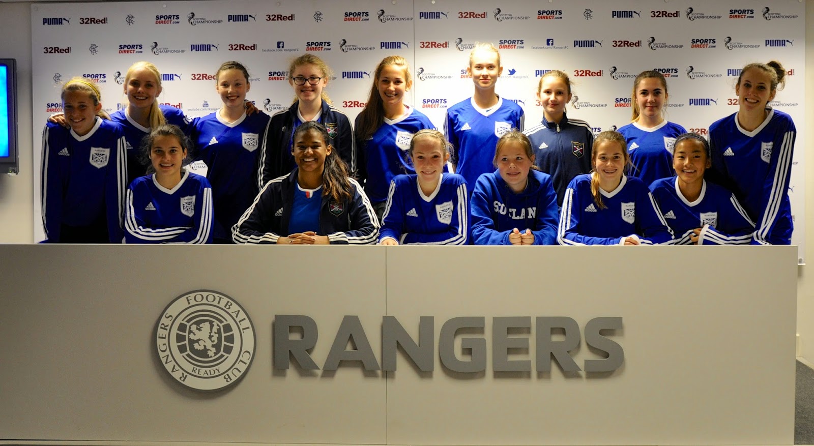 Calgary Rangers Athletic U14 Girls - Glasgow Rangers Tour 2014