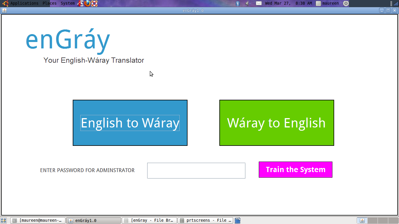 Warayblogger.com: Introducing enGráy: Your English-Waray Translator