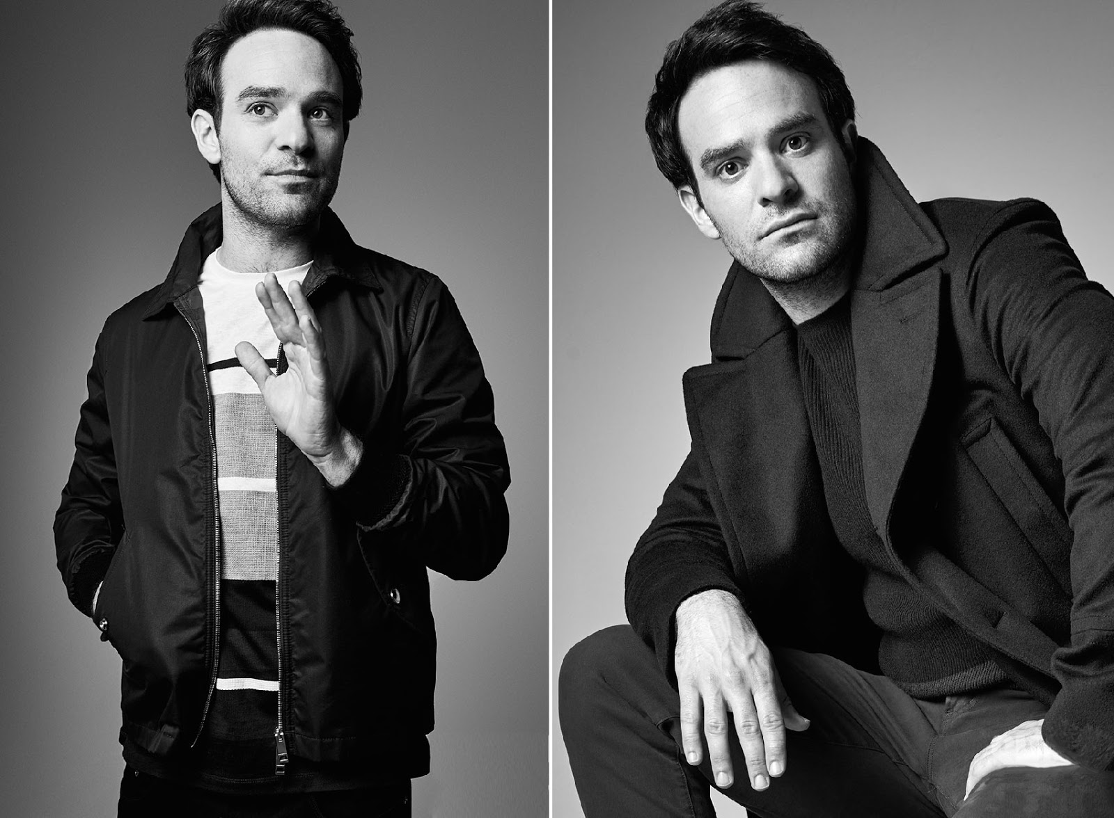 my new plaid pants: Charlie Cox Gets Stripped