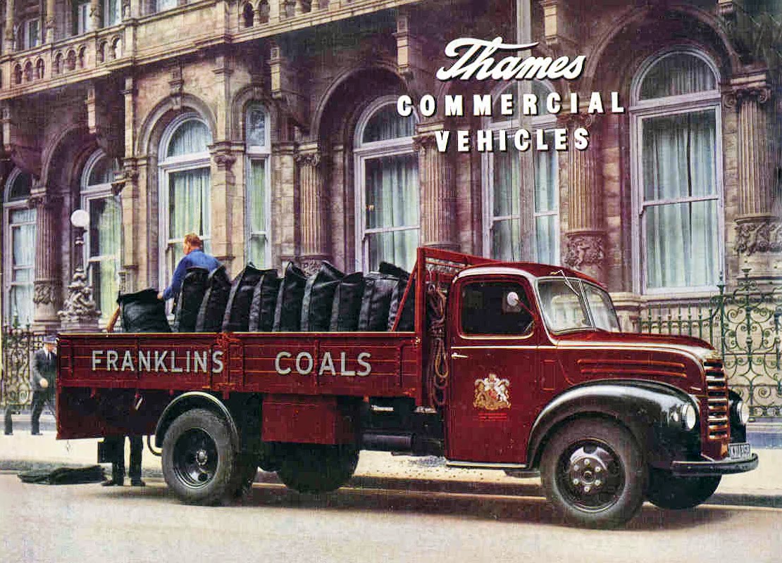 transpress nz: 1950 Ford Thames 5-ton truck, England