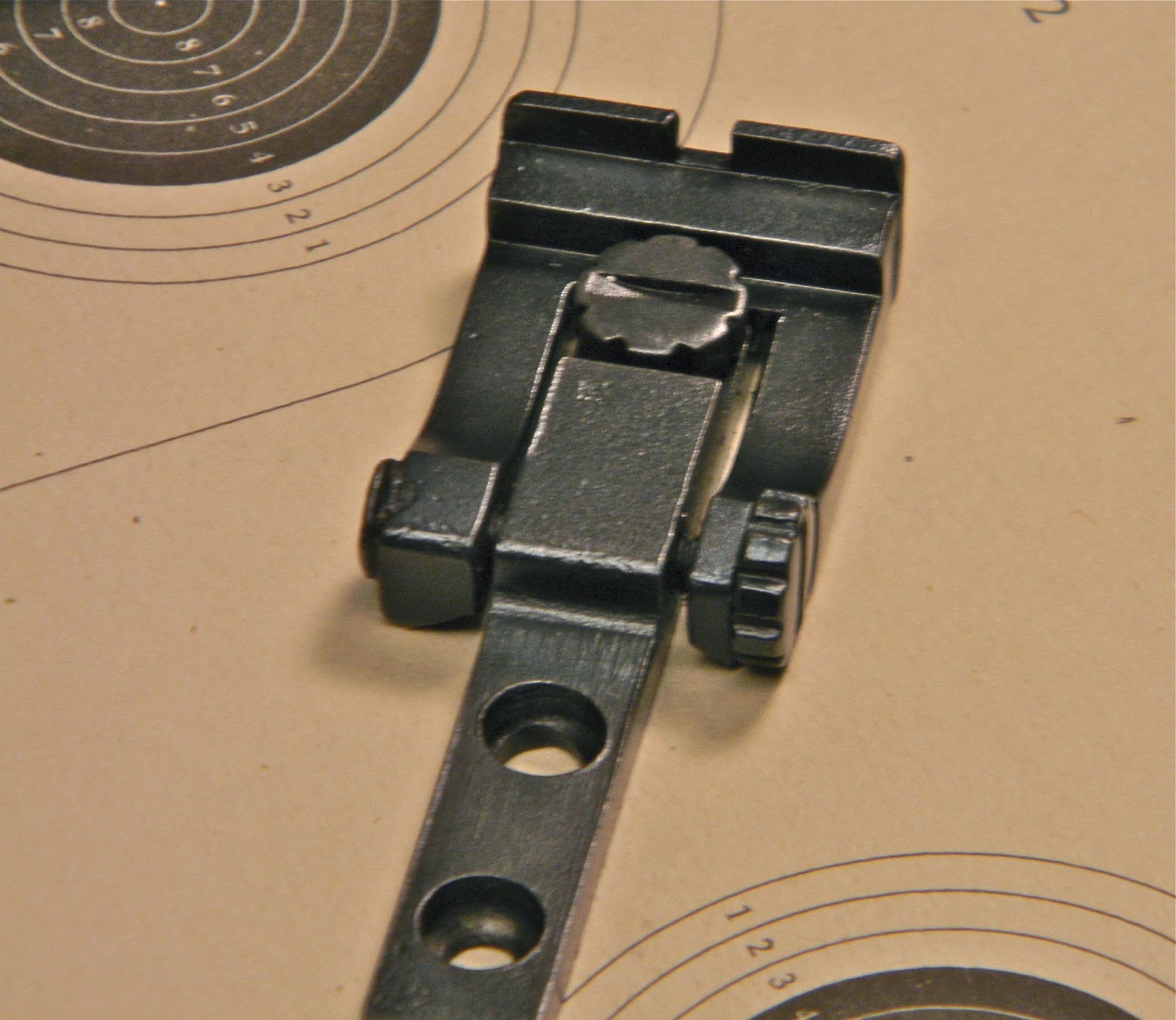 Another Airgun Blog: Quick Rear Sight for a Crosman 1377