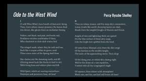 ODE TO THE WEST WIND – P.B. SHELLEY - Moorthi Sukumar