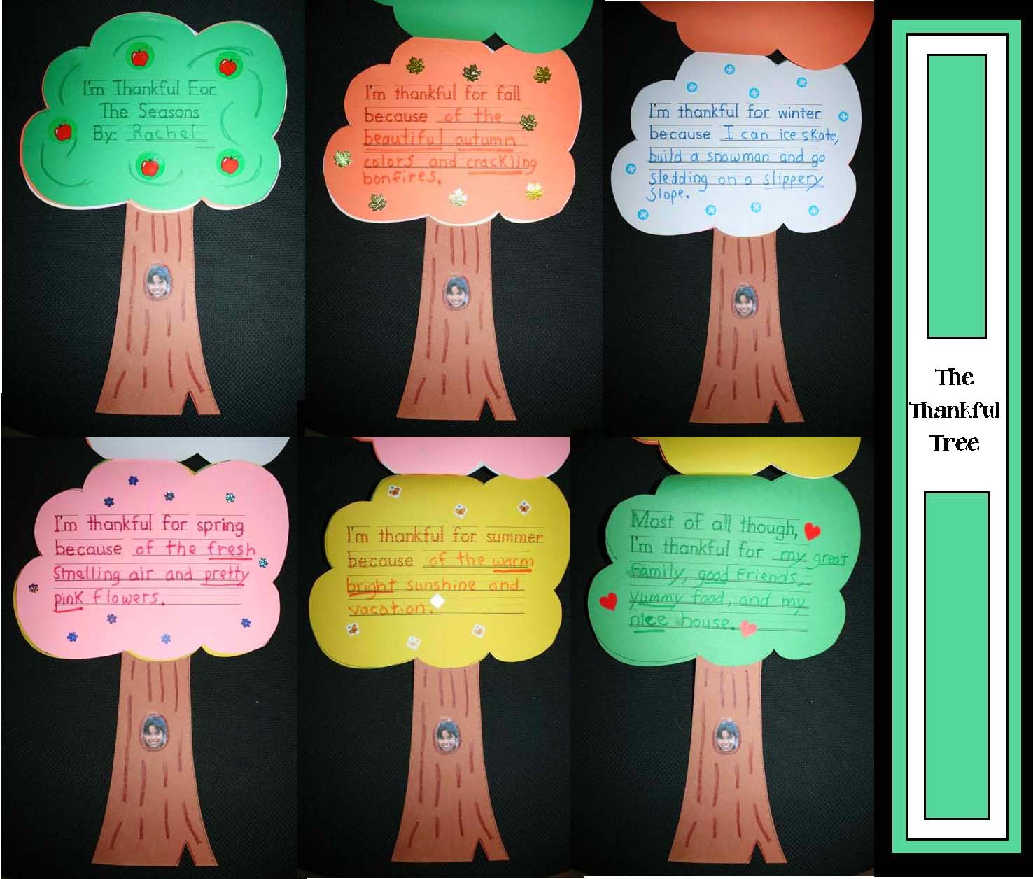 The Thankful Tree Writing Prompt Craftivity - Classroom Freebies
