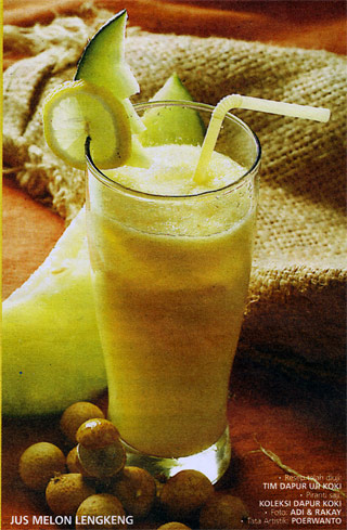 Jus Melon Lengkeng