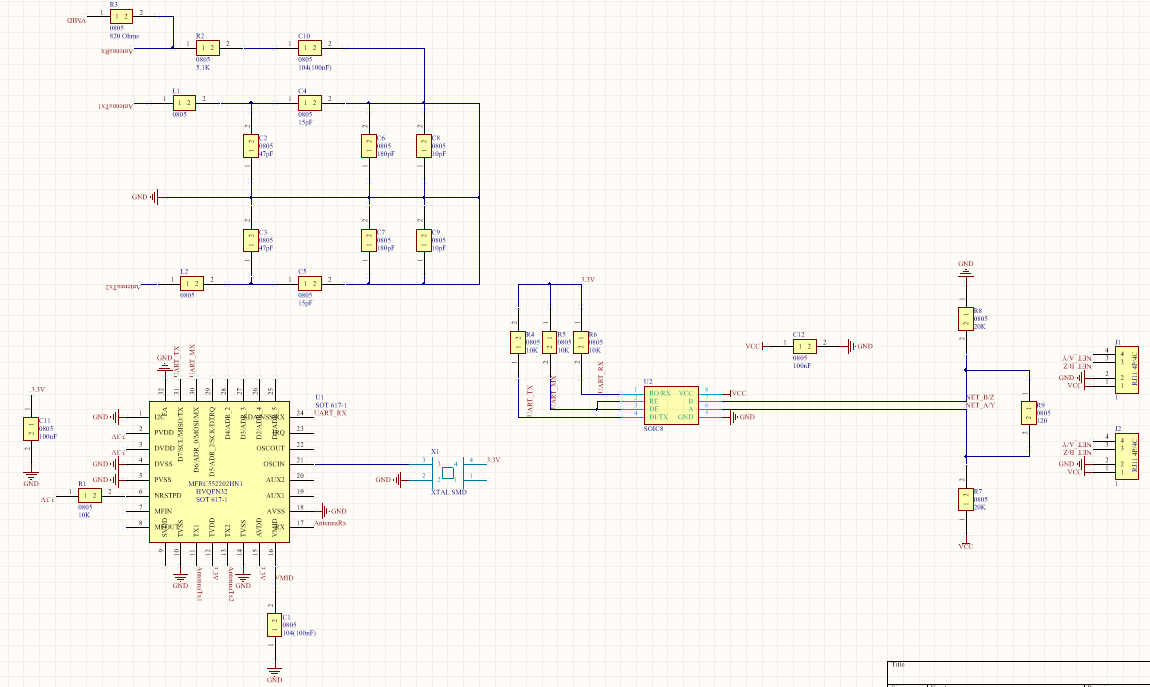 Electrónica Universitaria: RFID (RF522) Altium PCB