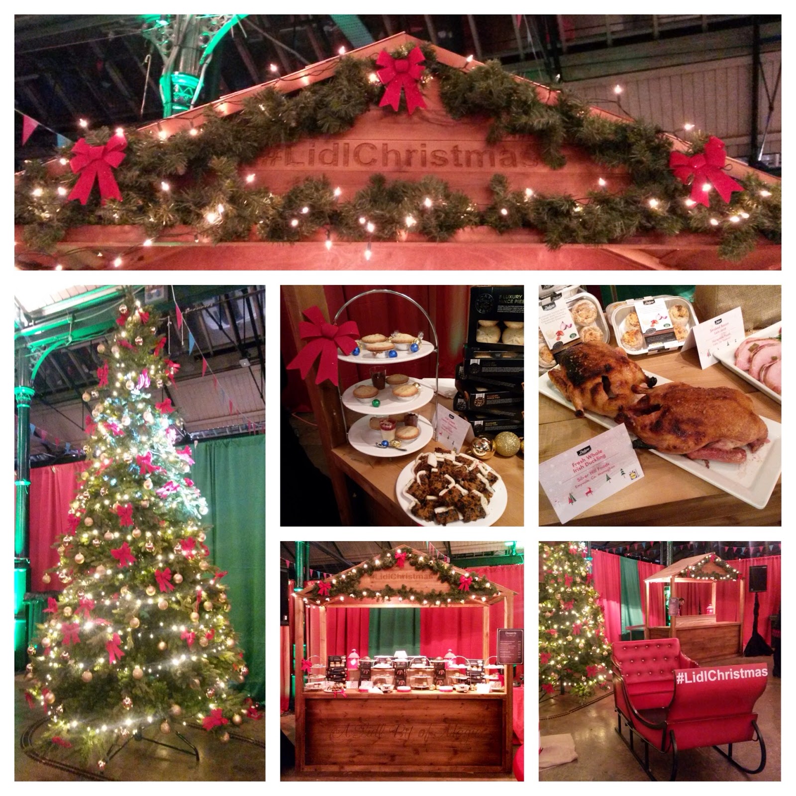 Having Lots of Festive Fun at Lidl's pop up Christmas Market!