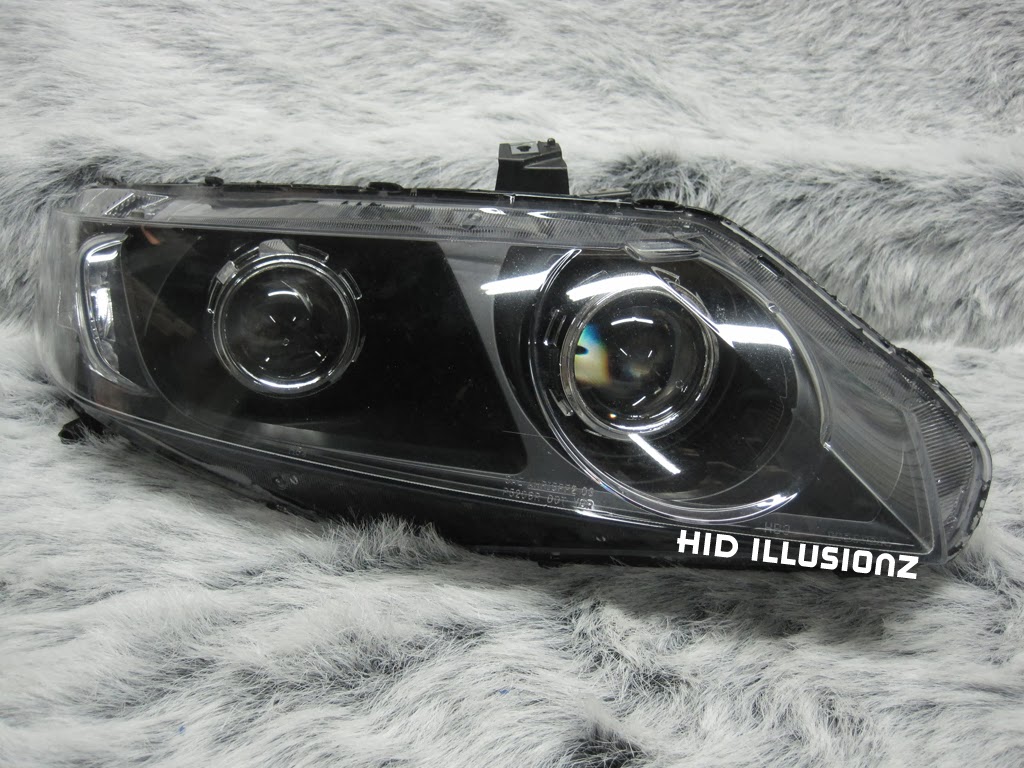 HID ILLUSIONZ: Honda Civic Morimoto Mini H1 Mini Gatling Gun Quad Setup ...