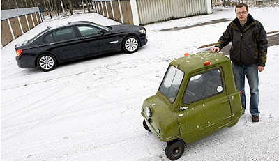 Peel 50, Mobil Satu Penumpang Paling Kecil Di Dunia