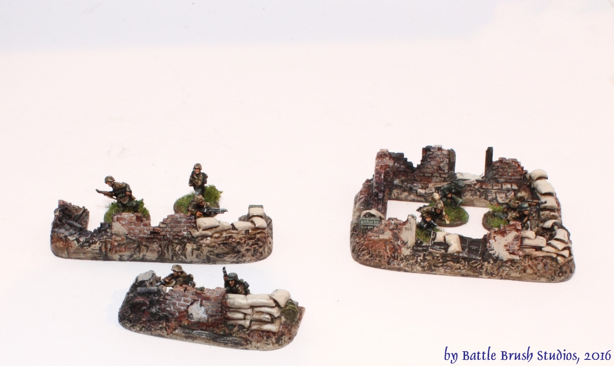 Battle Brush Studios: Showcase:15mm WW2 Field Fortifications