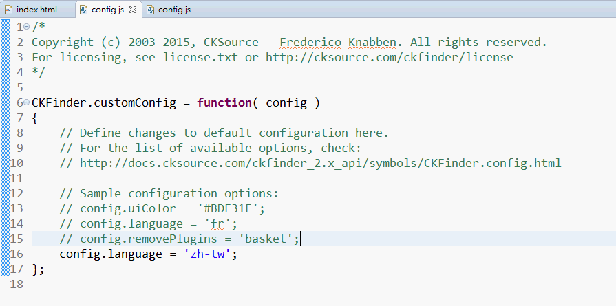 Java程式教學甘仔店: CKEditor + CKFinder 基本配置設定之二