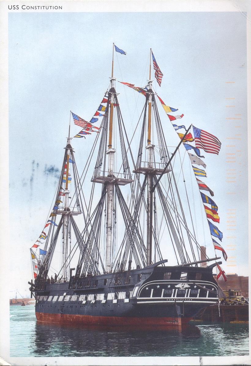 My Picture Postcards: Old Ironsides - USS Constitution