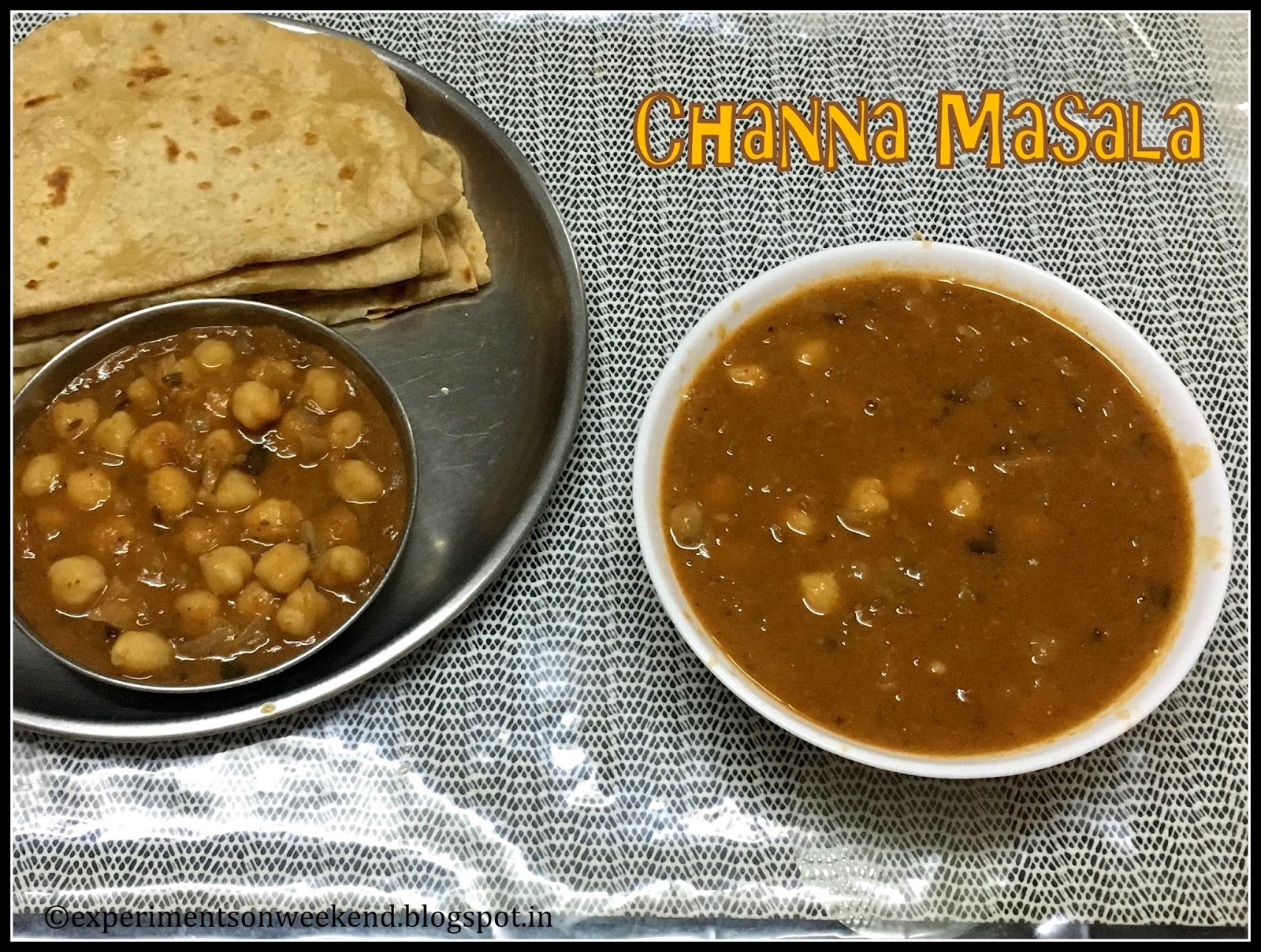 My Food Affairs: Channa Masala