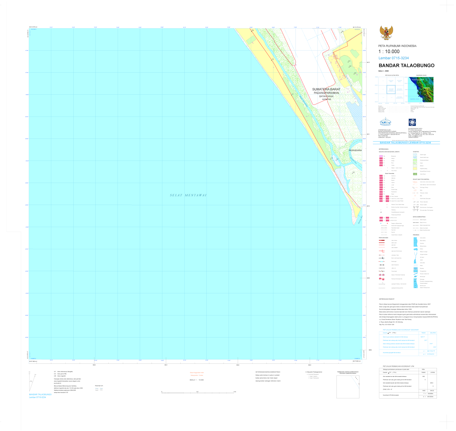 IPAMAS JAKARTA: Peta RBI [Topografi]