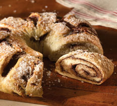 Nutella Ring Bread Recipe |The Bread Makers