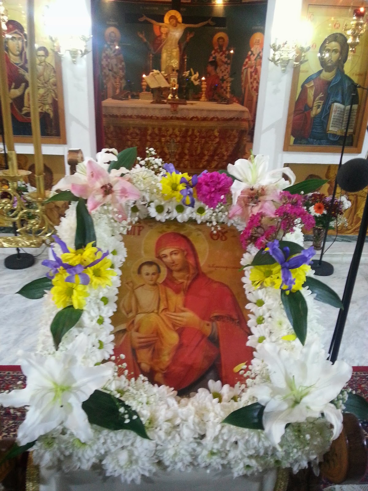 Δ΄ΧΑΙΡΕΤΙΣΜΟΙ ΤΗΣ ΘΕΟΤΟΚΟΥ ΣΤΗΝ ΕΝΟΡΙΑ ΜΑΣ. - Ιερός Ναός Αγίων ...