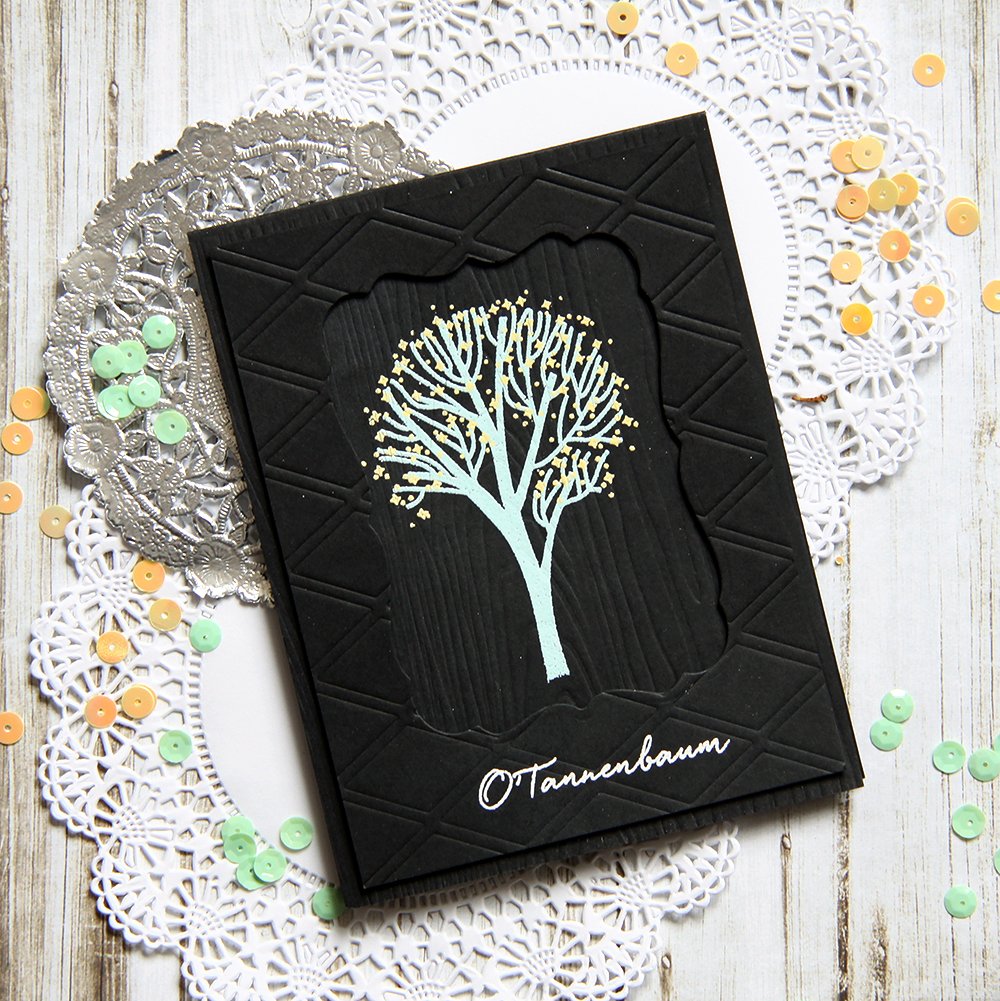 Embossing x Embossing (black card) | by Umichka