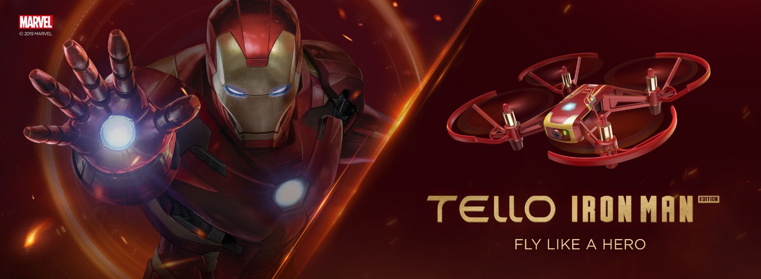 DJI annuncia il micro drone TELLO IRON MAN Edition | Quadricottero News