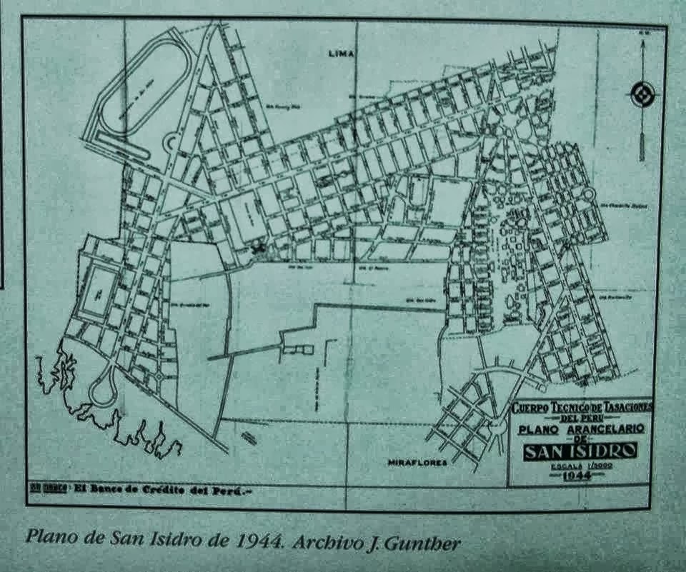 Antiguo San Isidro en Lima - Perú: Planos antiguos de San Isidro
