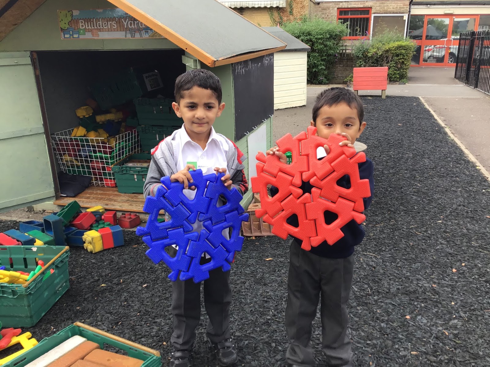 First day in Reception :: Hilldene Primary School News