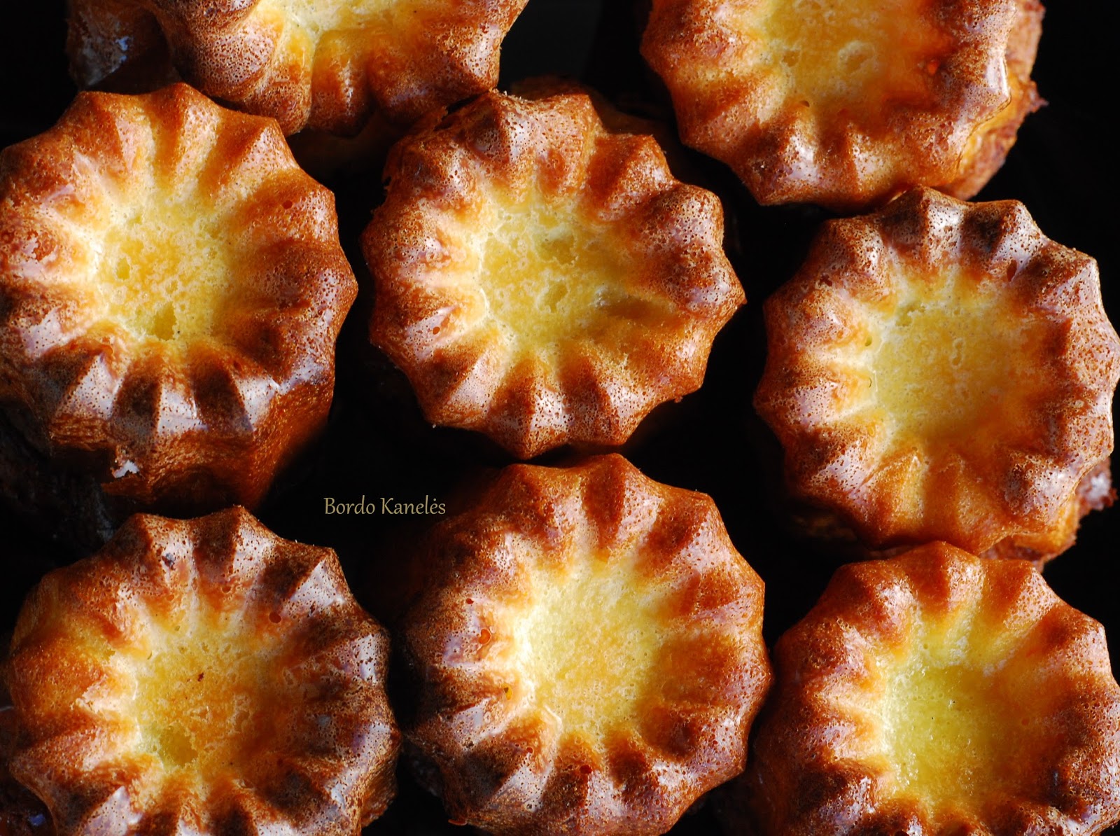 Canelés Bordelais arba Bordo kanelės