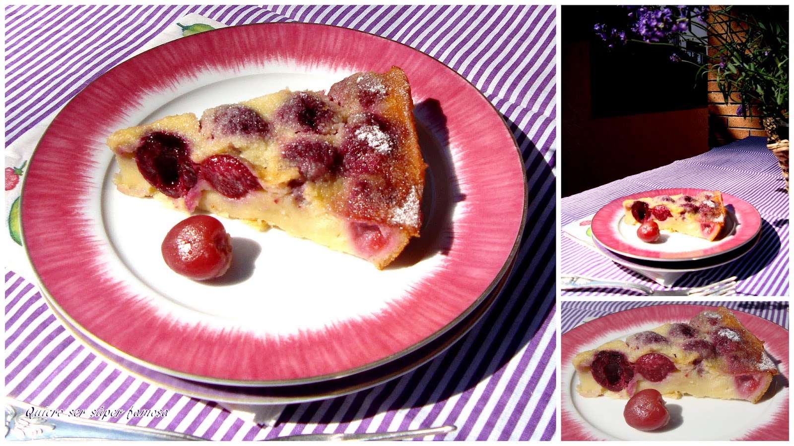 QUIERO SER SÚPER FAMOSA: Clafoutis de cerezas