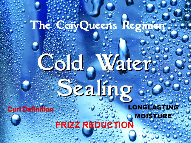 CoilyQueens™ : Cold water sealing your twist out