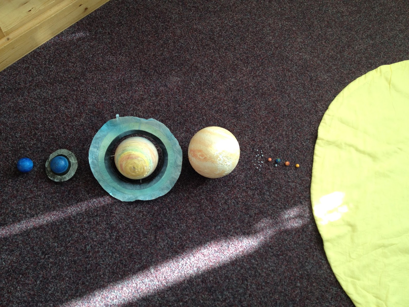 THE LEARNING ARK - Elementary Montessori : Great Lesson 1 : Solar ...