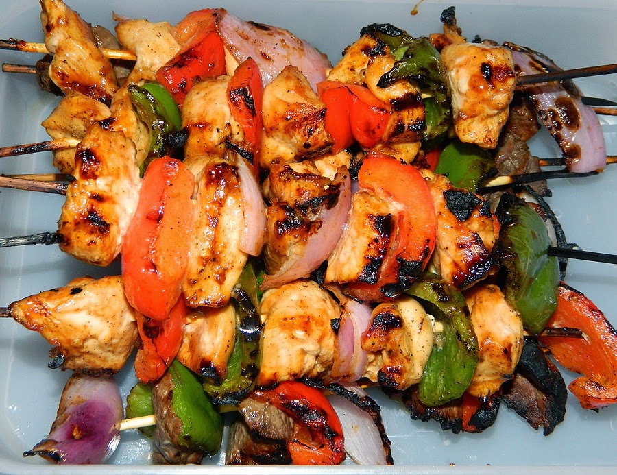 Chicken Shish Kabob Recipe! Turkish Style Chicken Kabob - LEBANESE RECIPES