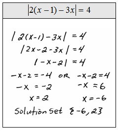 OpenAlgebra.com: Absolute Value Equations
