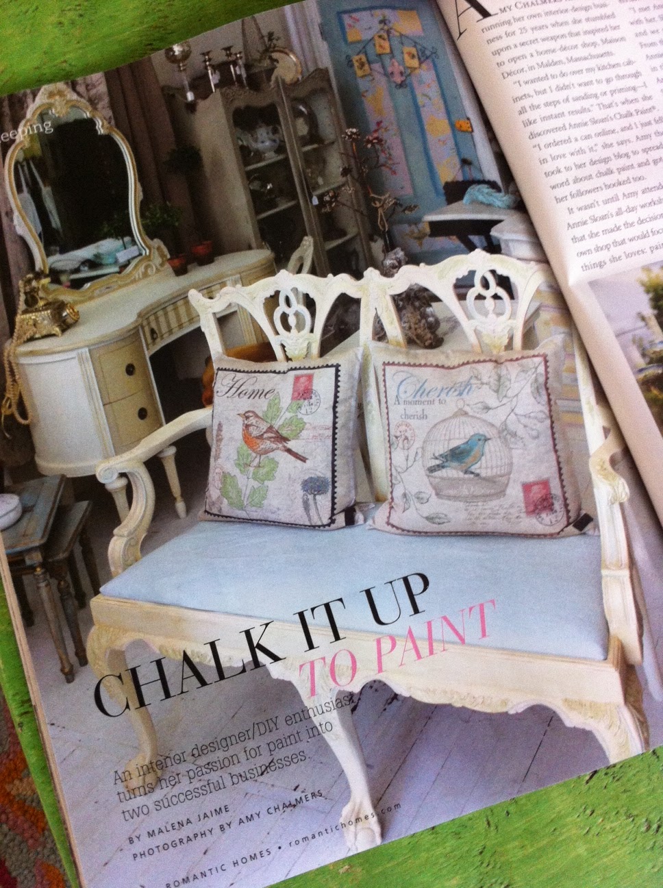 Maison Decor: We are in Romantic Homes Magazine!!!