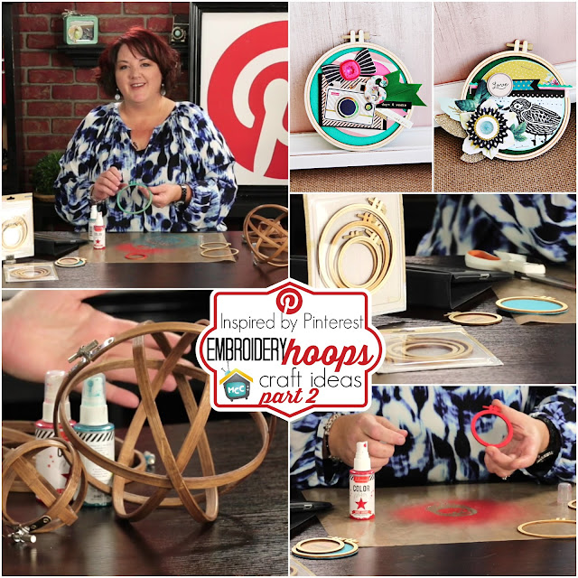 Allred Design Blog: Inspired by Pinterest: Embroidery Hoops Part 2