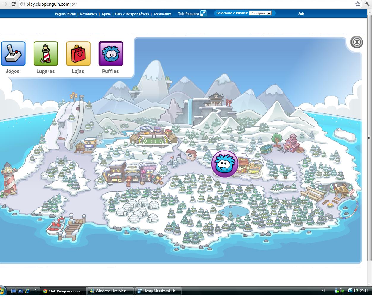 Penguin Mice: Novo mapa Do Club Penguin