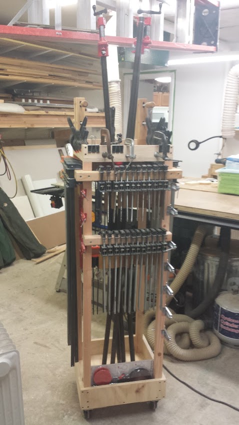 Dave's Workshop Blog: More shop updates, and the clamp cart is complete.