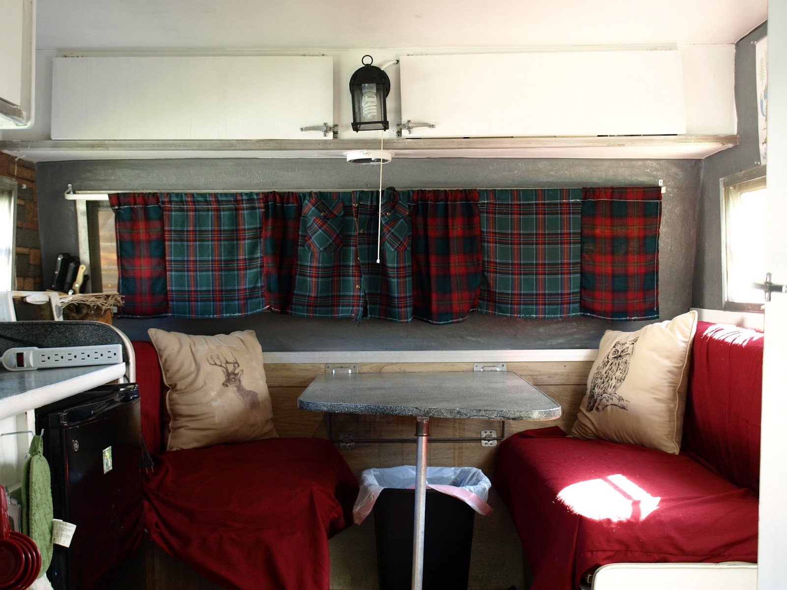 Downtime. Upcycle.: Flannel Bombing the Camper